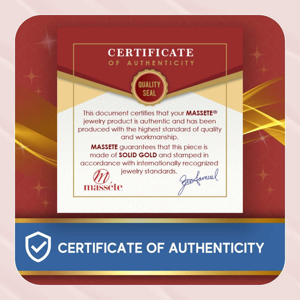 Certificate of Authenticity for Jewelry and Precious Metals – Massete