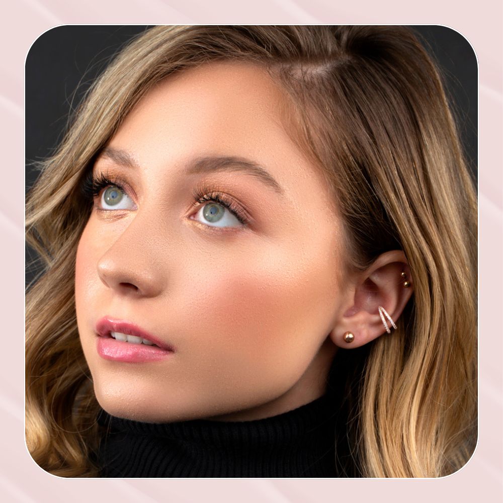 Discover the Elegance of Double Conch for Non-Pierced Ears – Massete